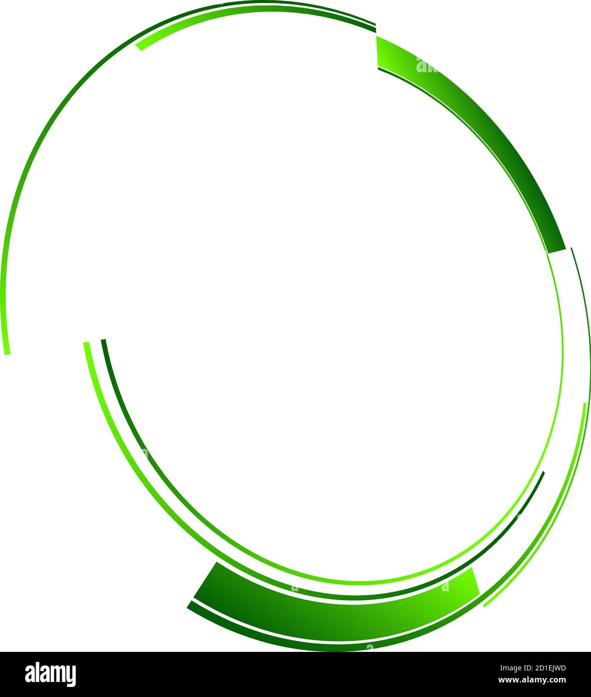 Sci-fi concentric, geometric ring, circle UI, GUI design element Vector ...