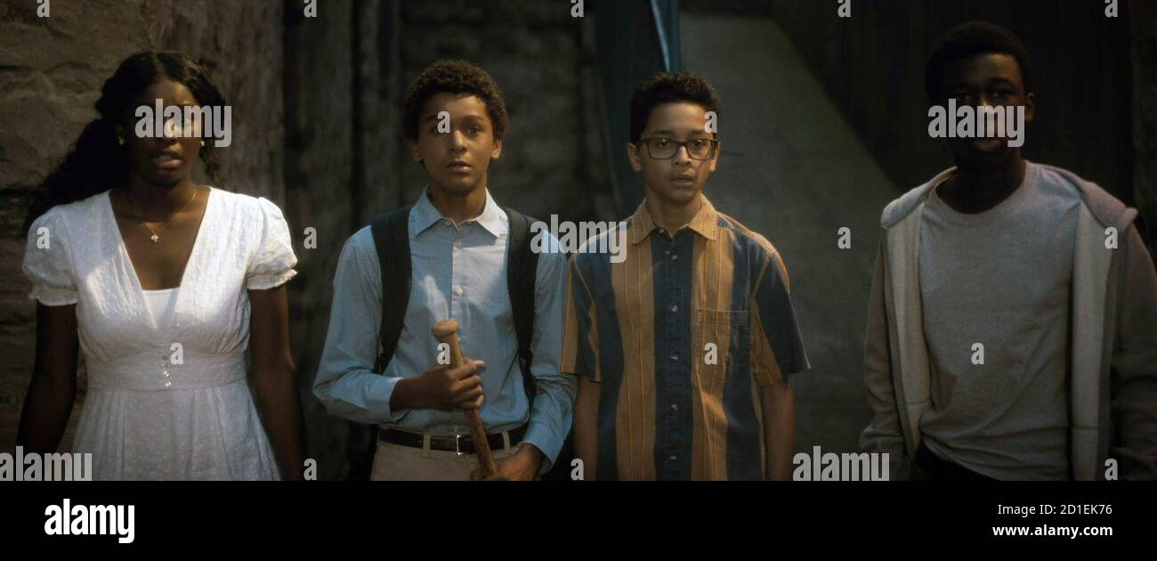 VAMPIRES VS. THE BRONX, from left: Coco Jones, Jaden Michael, Gregory ...