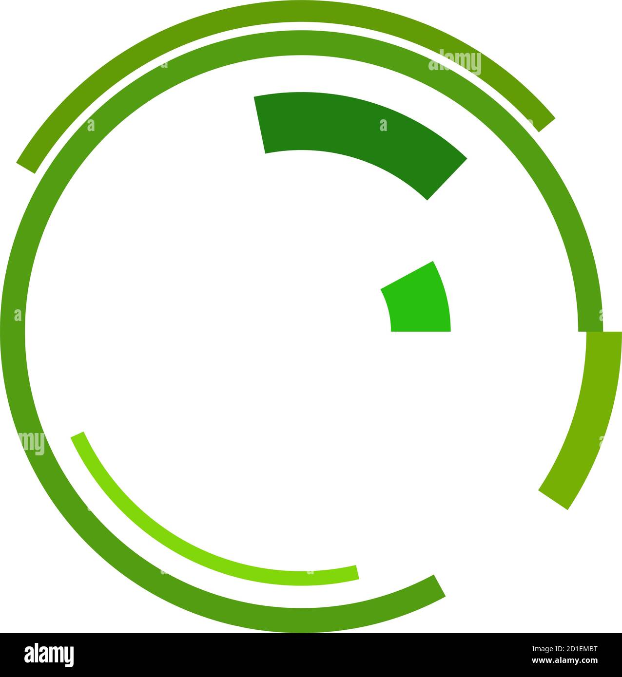 Sci-fi concentric, geometric ring, circle UI, GUI design element Vector ...