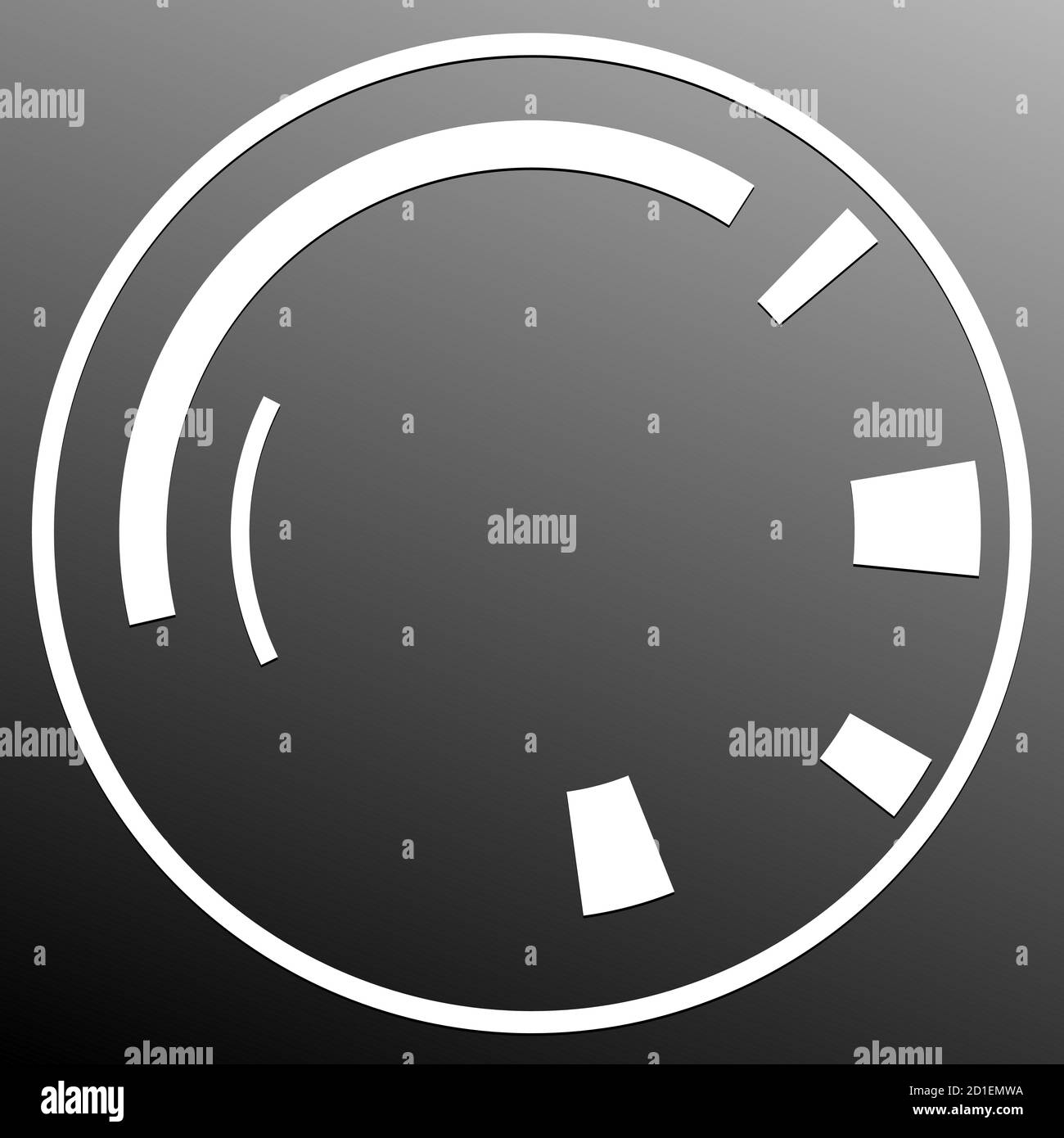 Sci-fi concentric, geometric ring, circle UI, GUI design element Vector ...