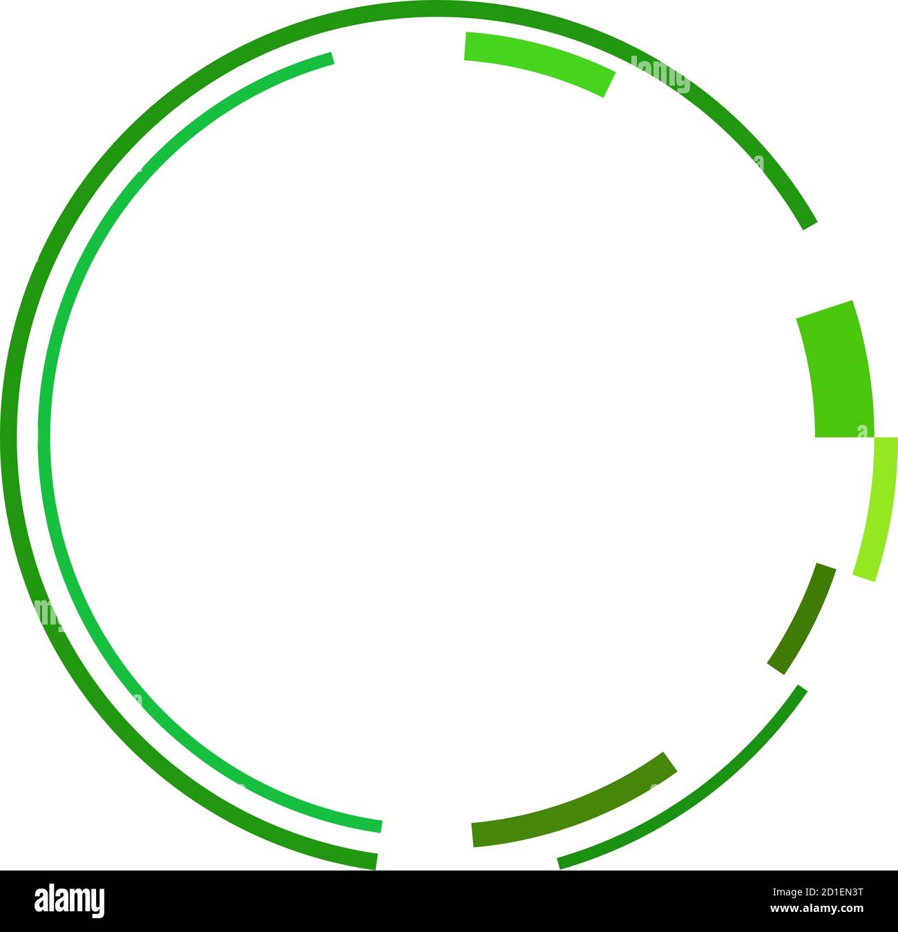 Sci-fi concentric, geometric ring, circle UI, GUI design element Vector ...