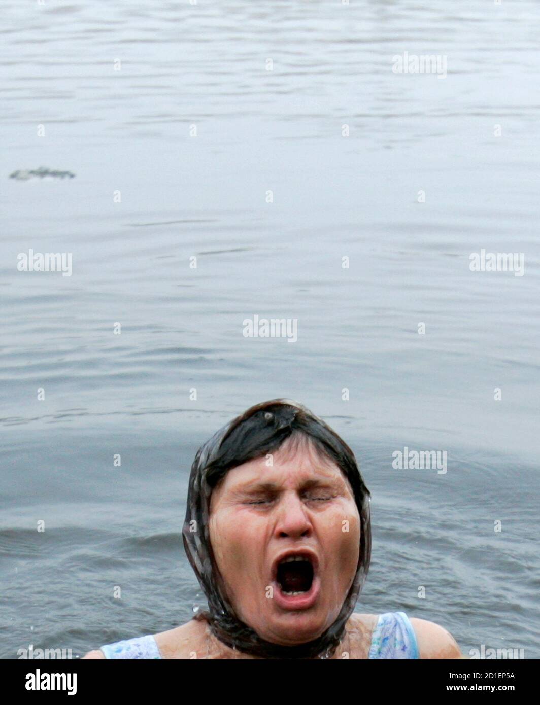 Baptism cold water hi-res stock photography and images - Alamy