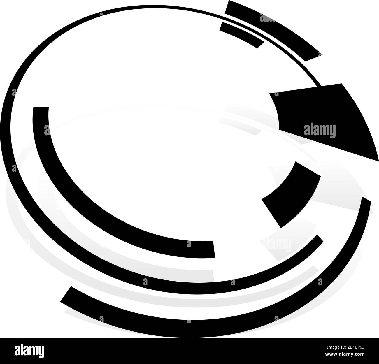 Sci-fi concentric, geometric ring, circle UI, GUI design element Vector ...