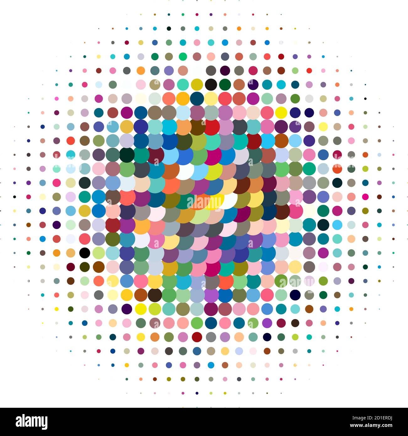 Halftone (half-tone) element. Dots, circles, speckles and freckles ...