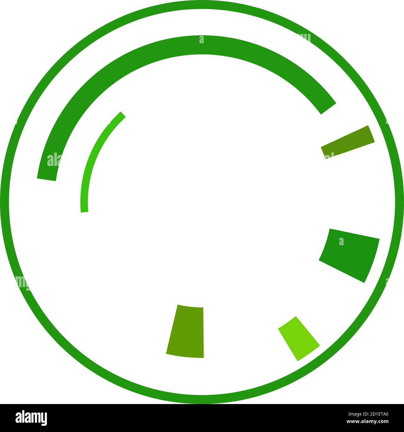 Sci-fi concentric, geometric ring, circle UI, GUI design element Vector ...
