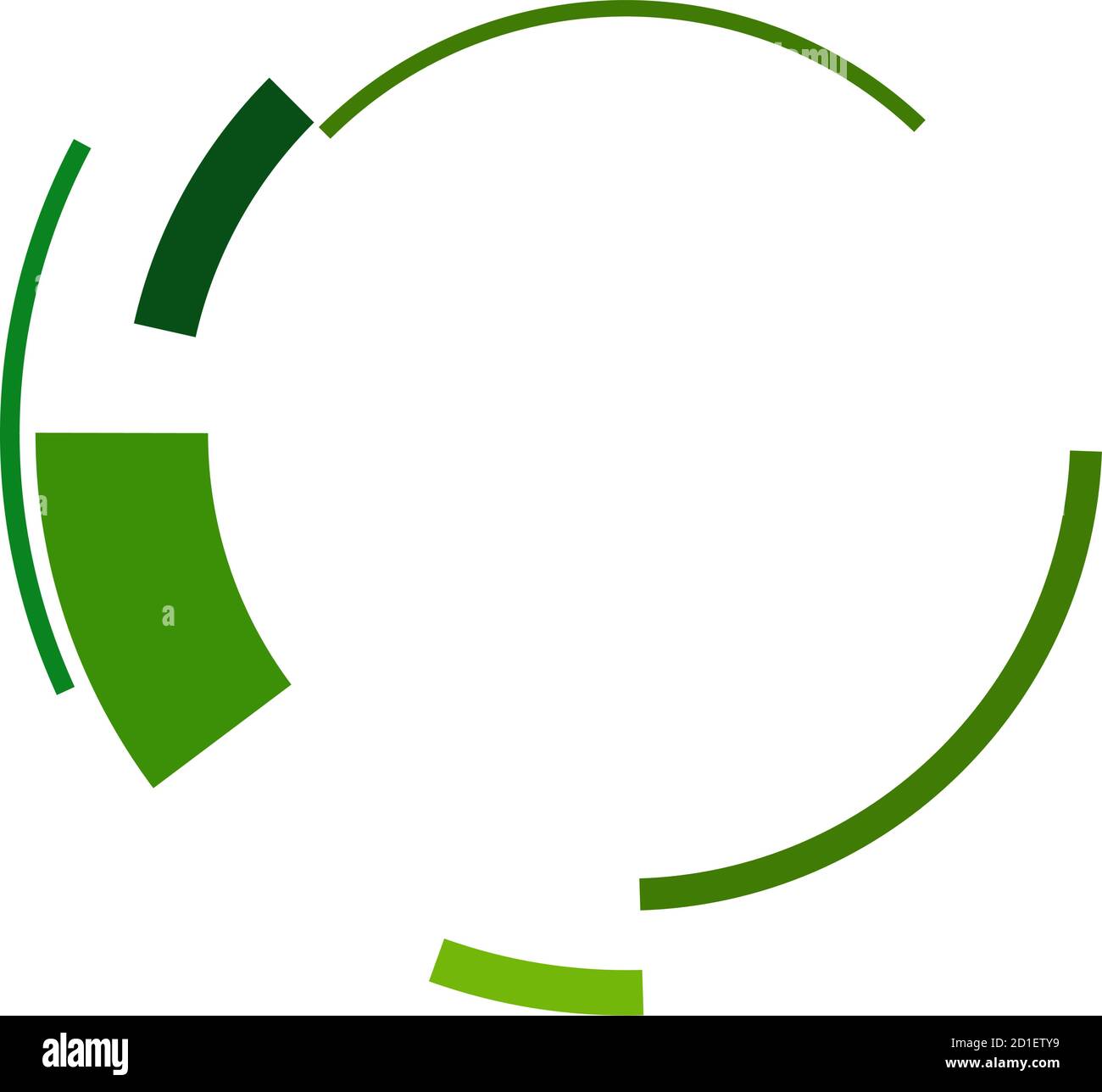 Sci-fi concentric, geometric ring, circle UI, GUI design element Vector ...