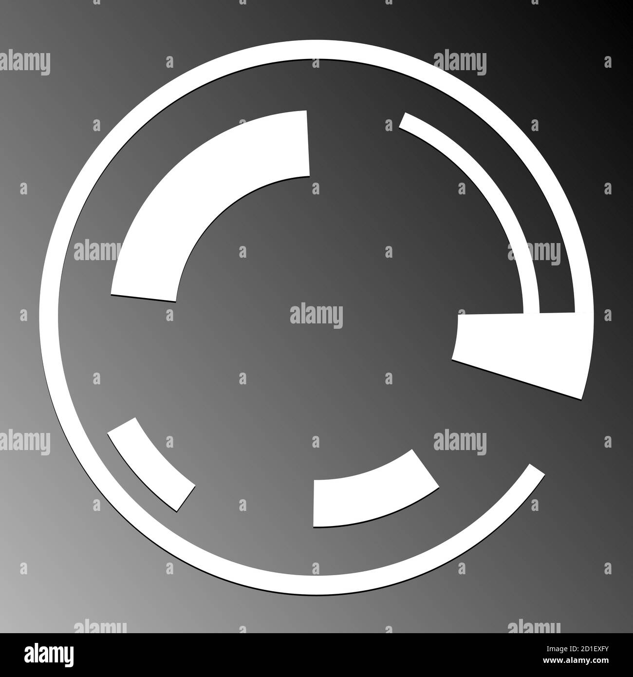 Sci-fi concentric, geometric ring, circle UI, GUI design element Vector ...