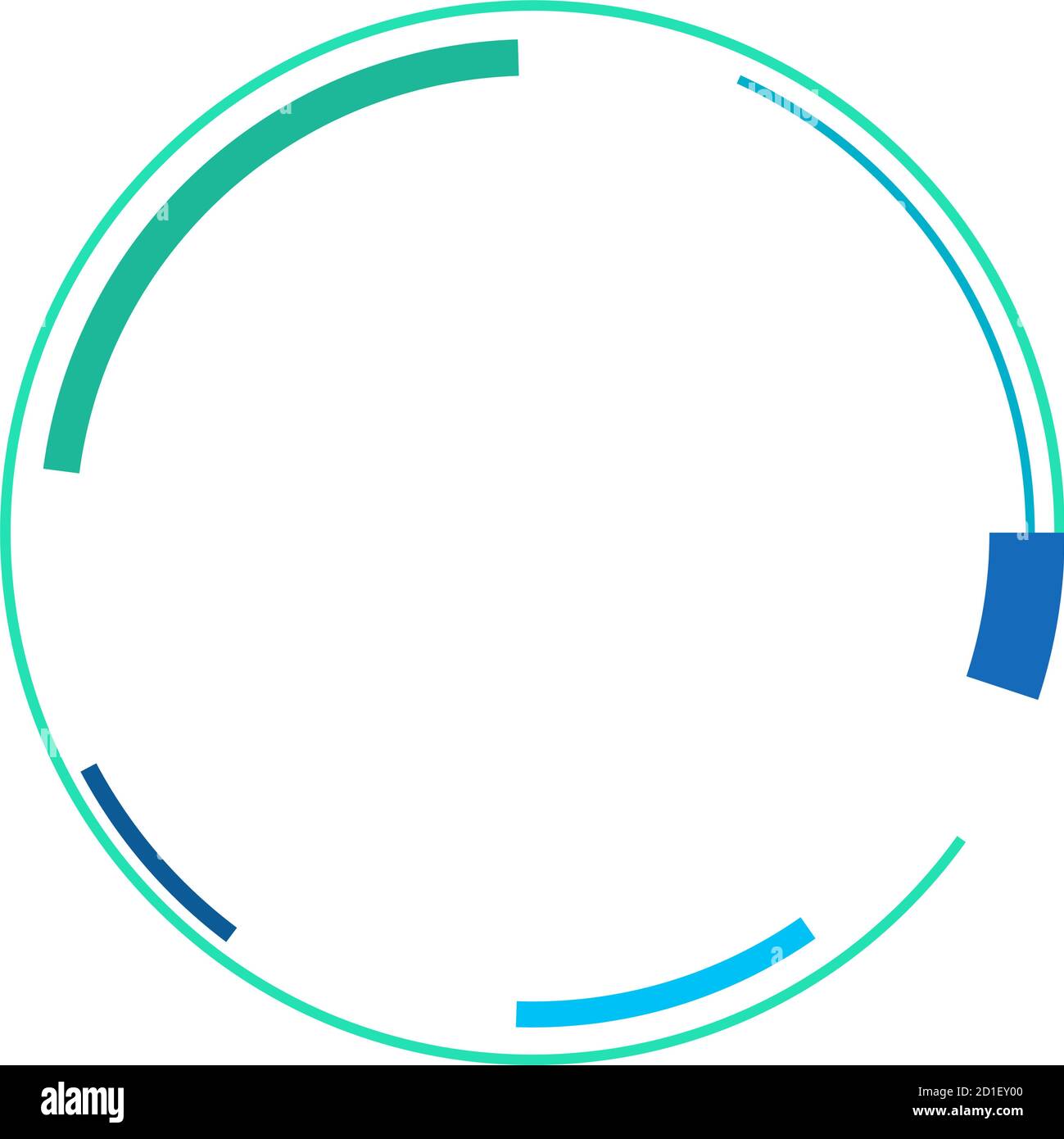 Sci-fi concentric, geometric ring, circle UI, GUI design element Vector ...