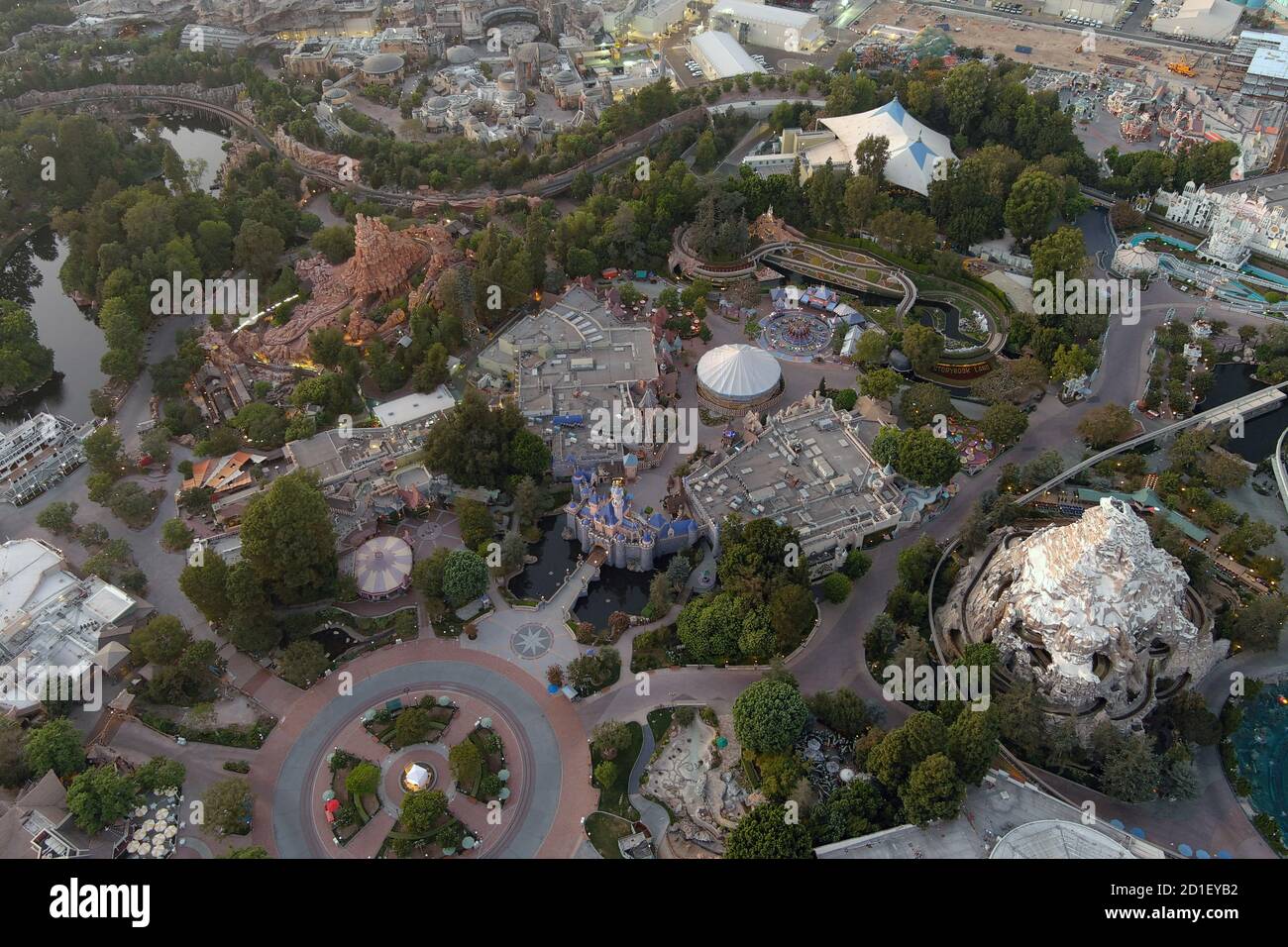 Anaheim disneyland aerial hi-res stock photography and images - Alamy