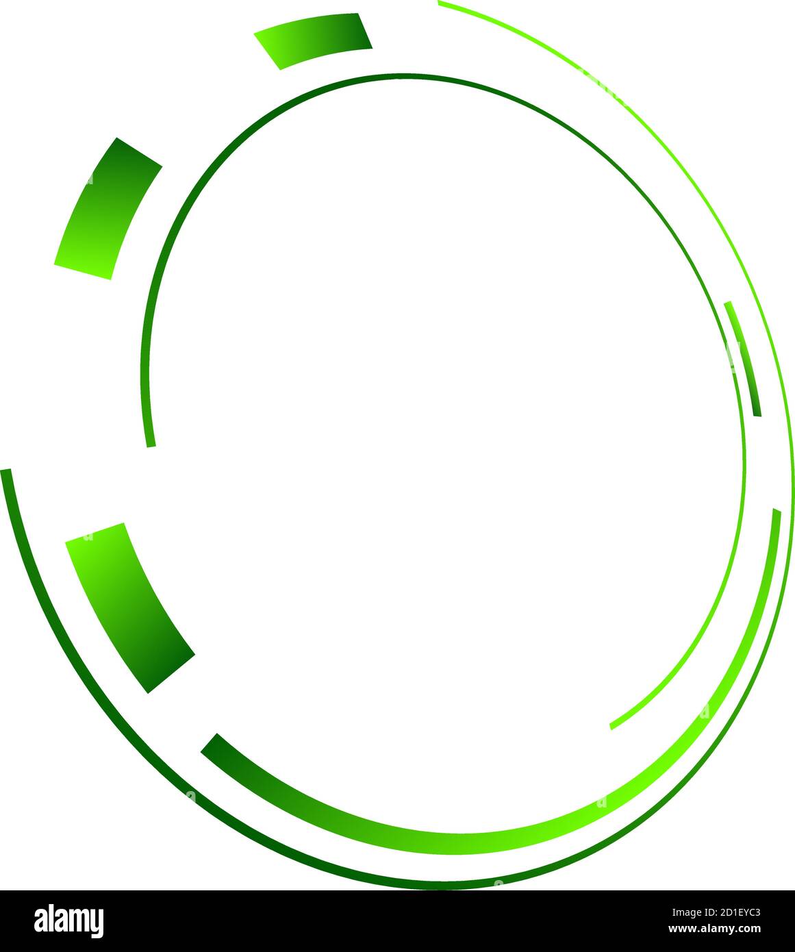 Sci-fi concentric, geometric ring, circle UI, GUI design element Vector ...