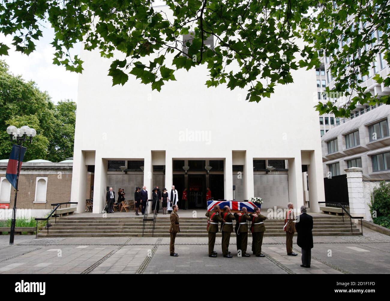 Lieutenant Colonel Rupert Thorneloe Funeral High Resolution Stock ...