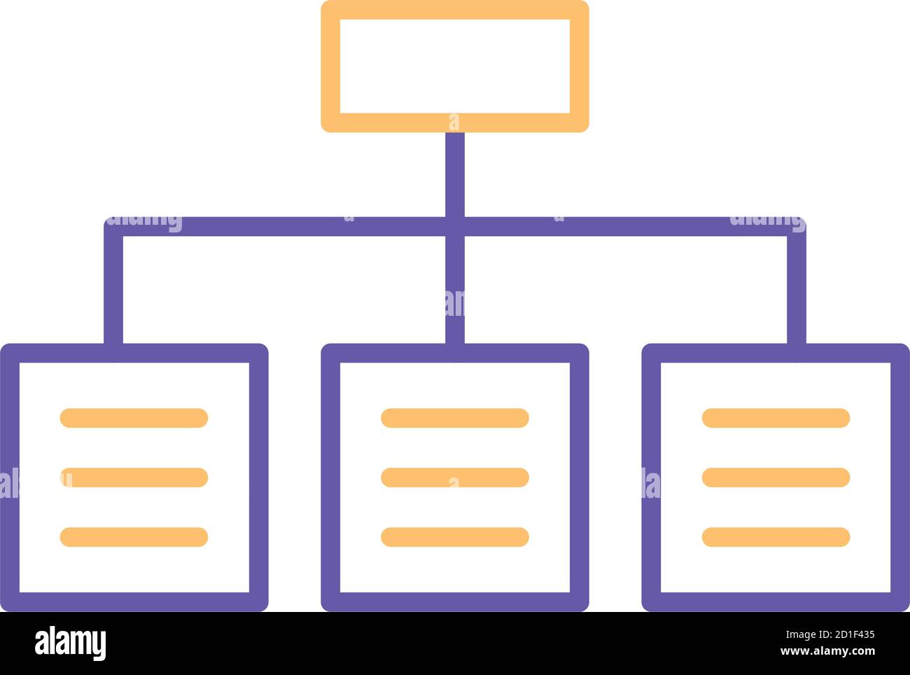 flow chart line style icon vector design Stock Vector Image & Art - Alamy