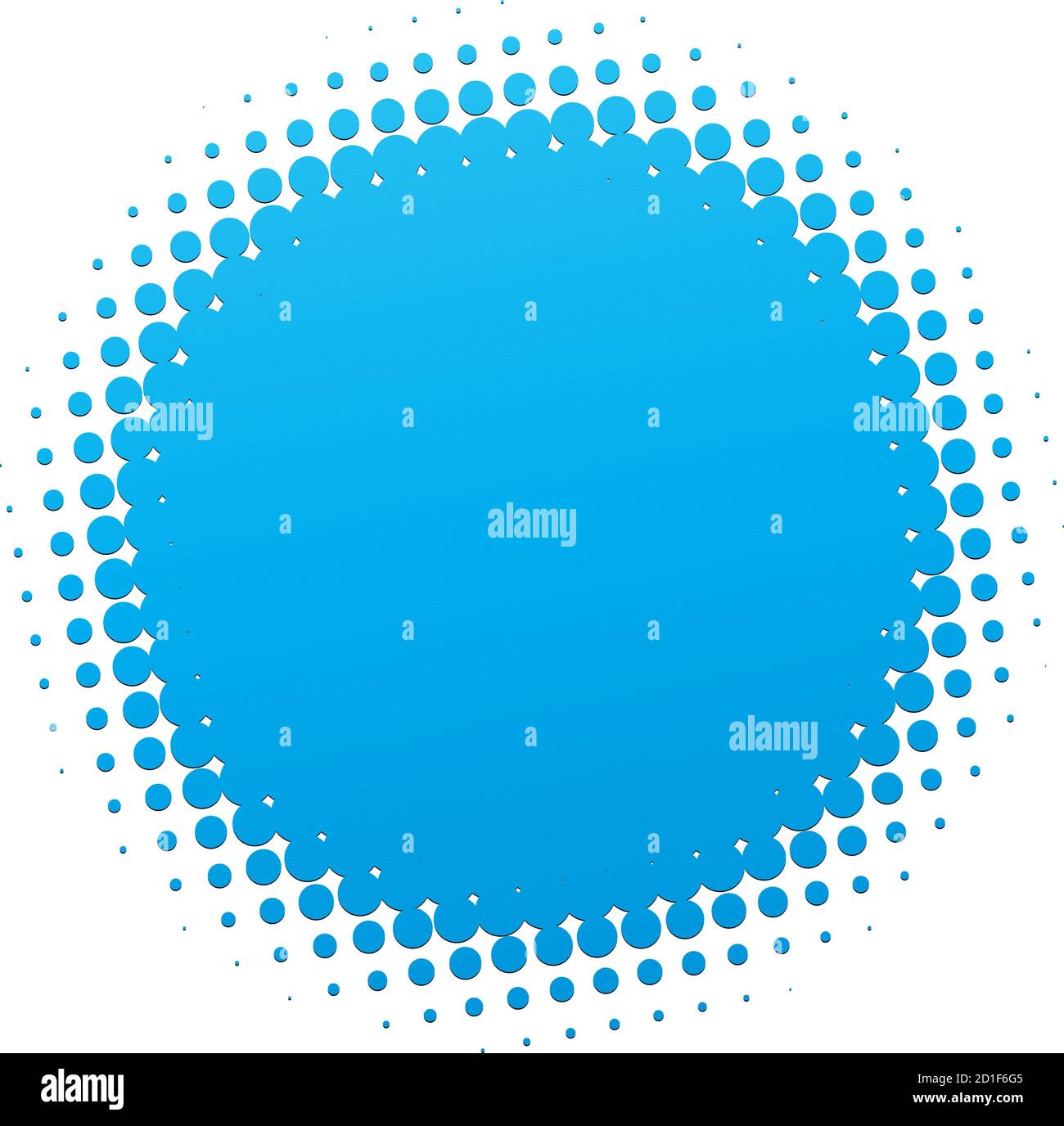 Colour halftone (half-tone) element. Dots, circles, speckles and ...