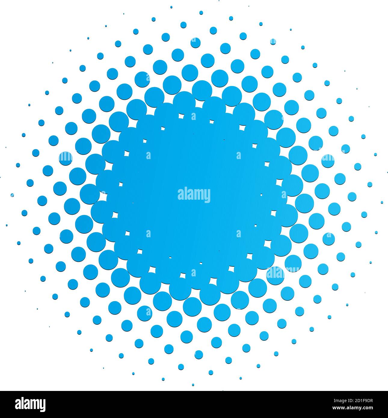 Colour halftone (half-tone) element. Dots, circles, speckles and ...