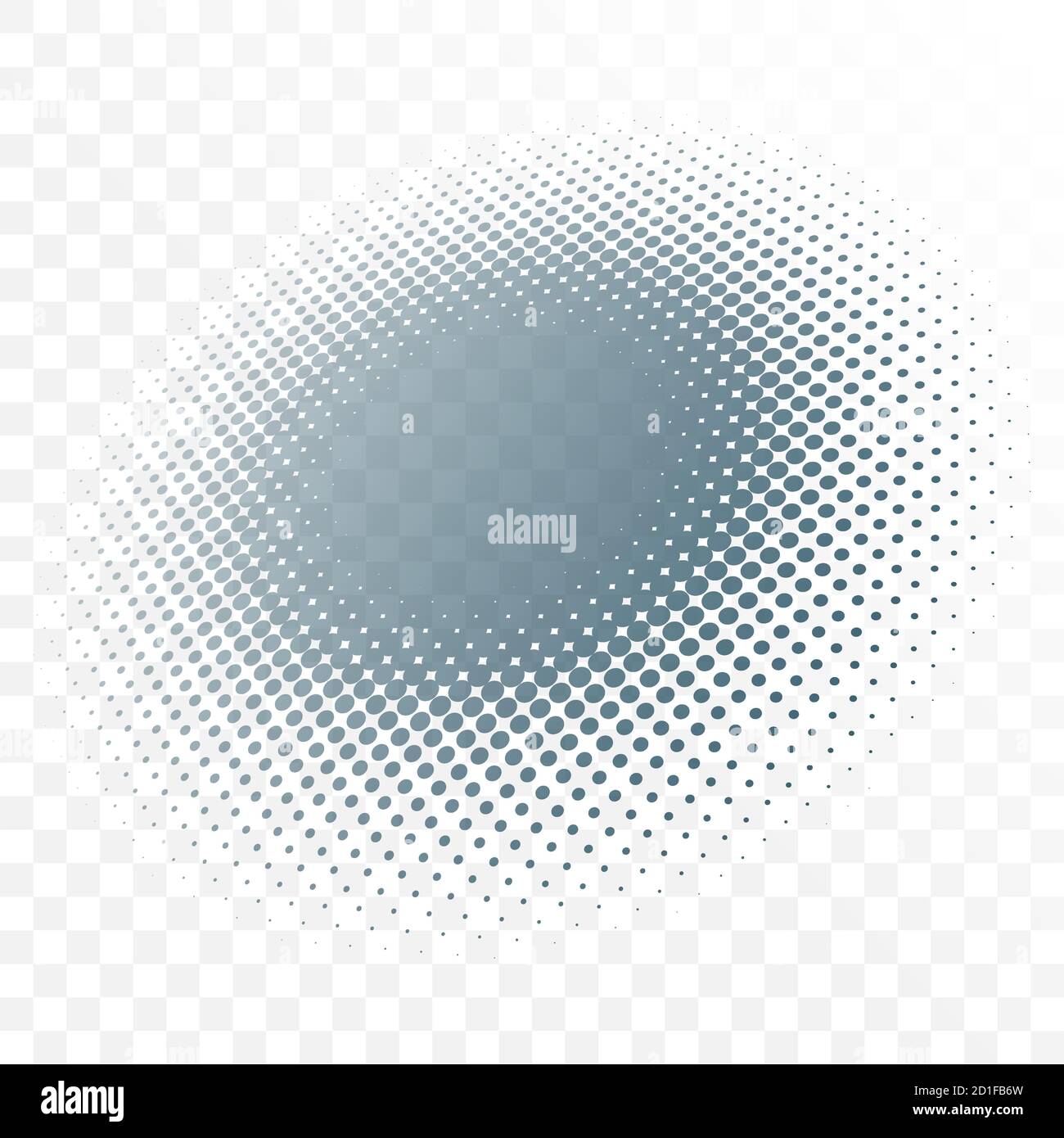 Colorful halftone vector pattern, texture in 3d perspective. Circles, dots, screentone ...