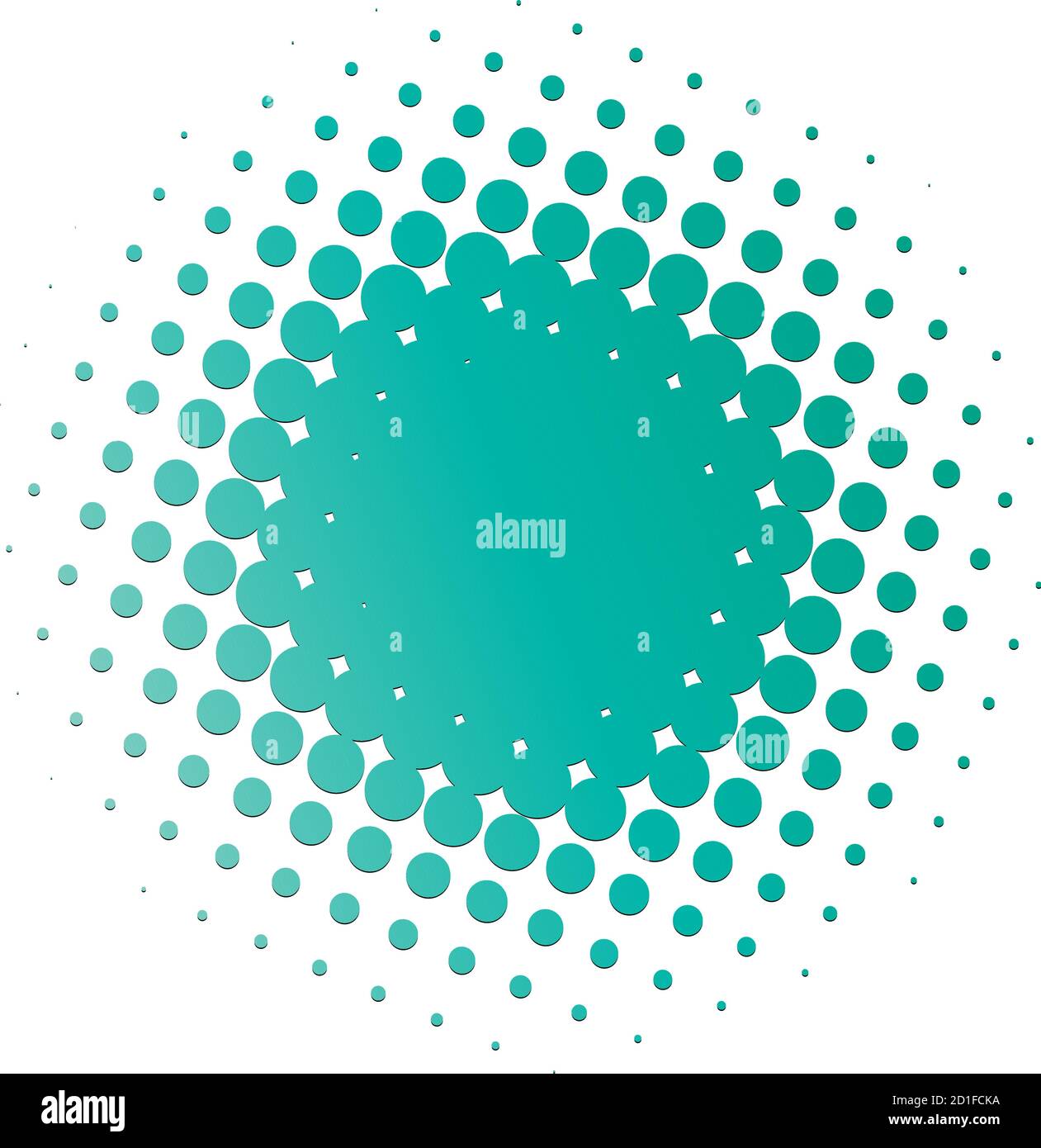 Colour halftone (half-tone) element. Dots, circles, speckles and ...