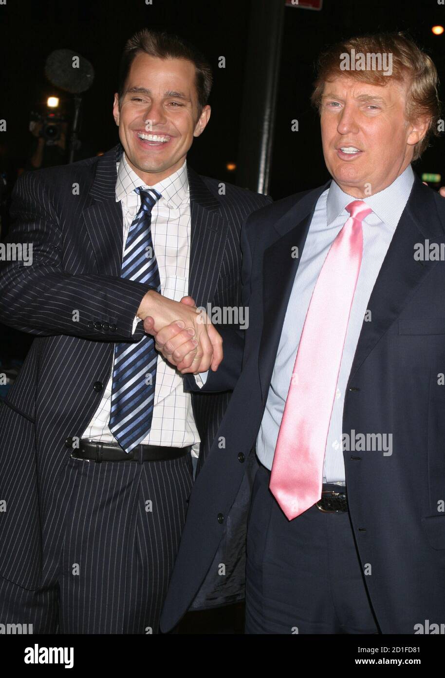 Bill Rancic and Donald Trump arriving at the after party for "The ...