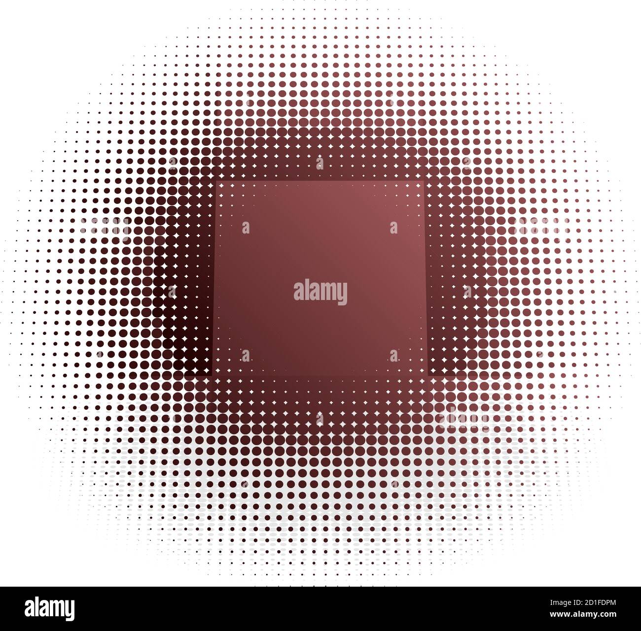 Colorful halftone vector pattern, texture in 3d perspective. Circles ...