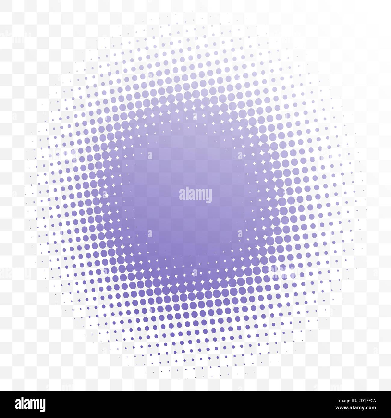 Colorful halftone vector pattern, texture in 3d perspective. Circles ...