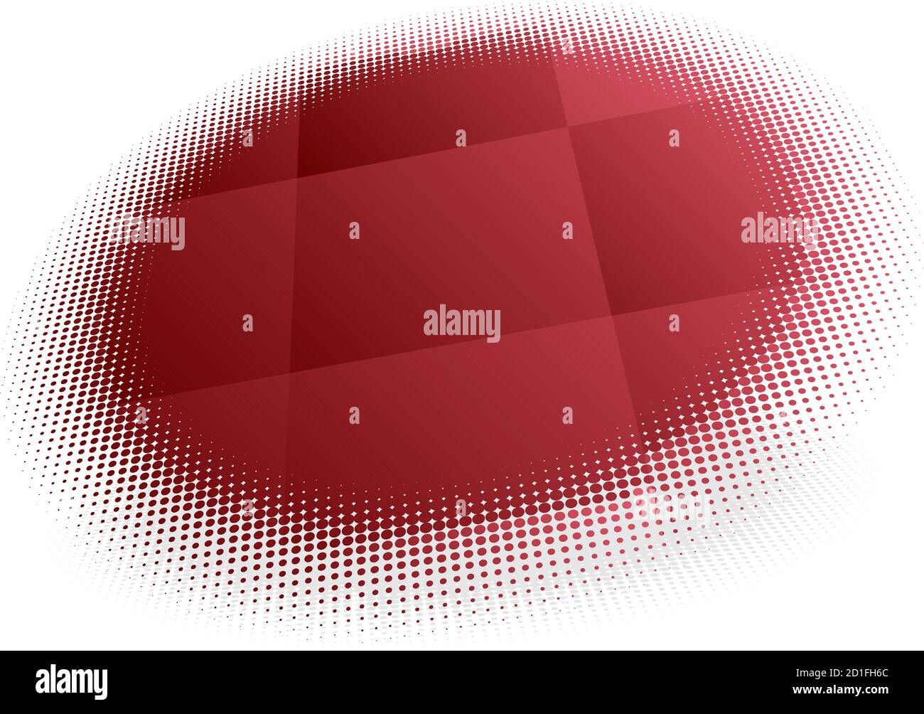 Colorful halftone vector pattern, texture in 3d perspective. Circles ...