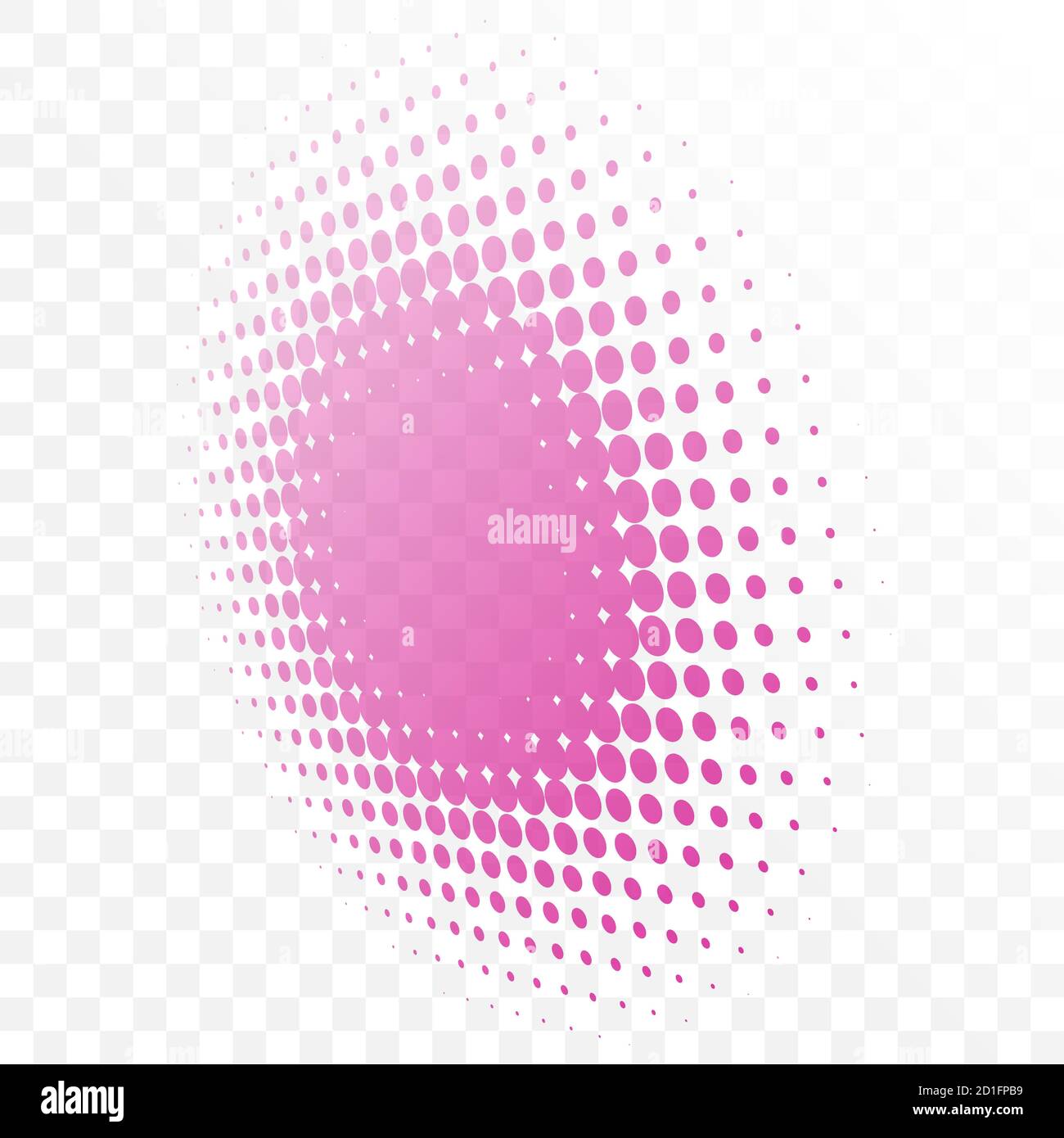 Colorful halftone vector pattern, texture in 3d perspective. Circles ...