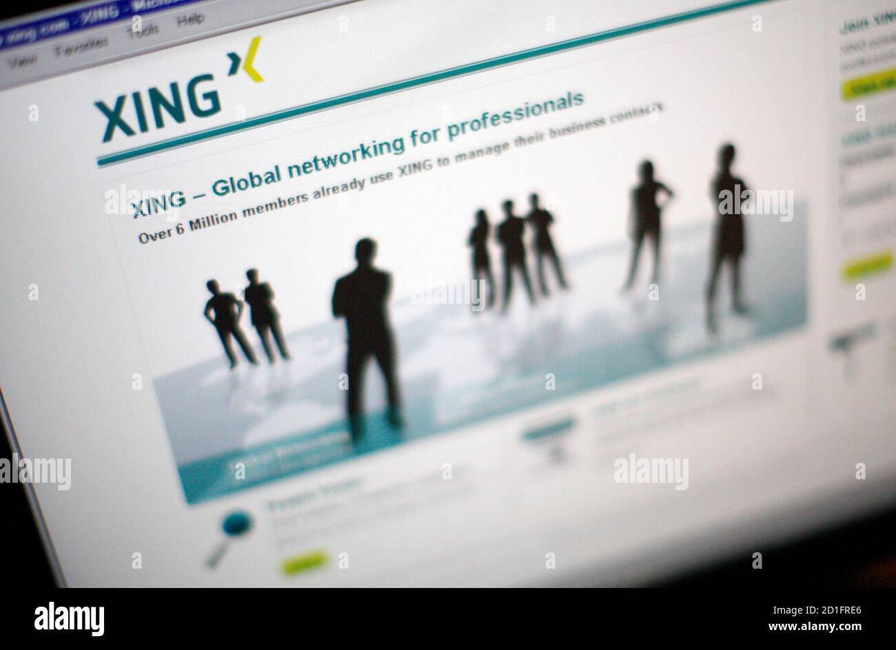 Linkedin xing hi-res stock photography and images - Alamy