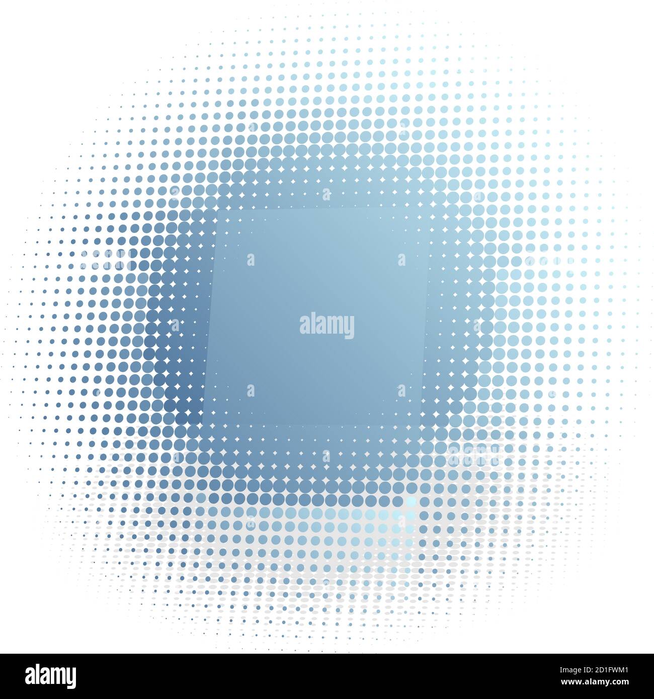 Colorful halftone vector pattern, texture in 3d perspective. Circles ...