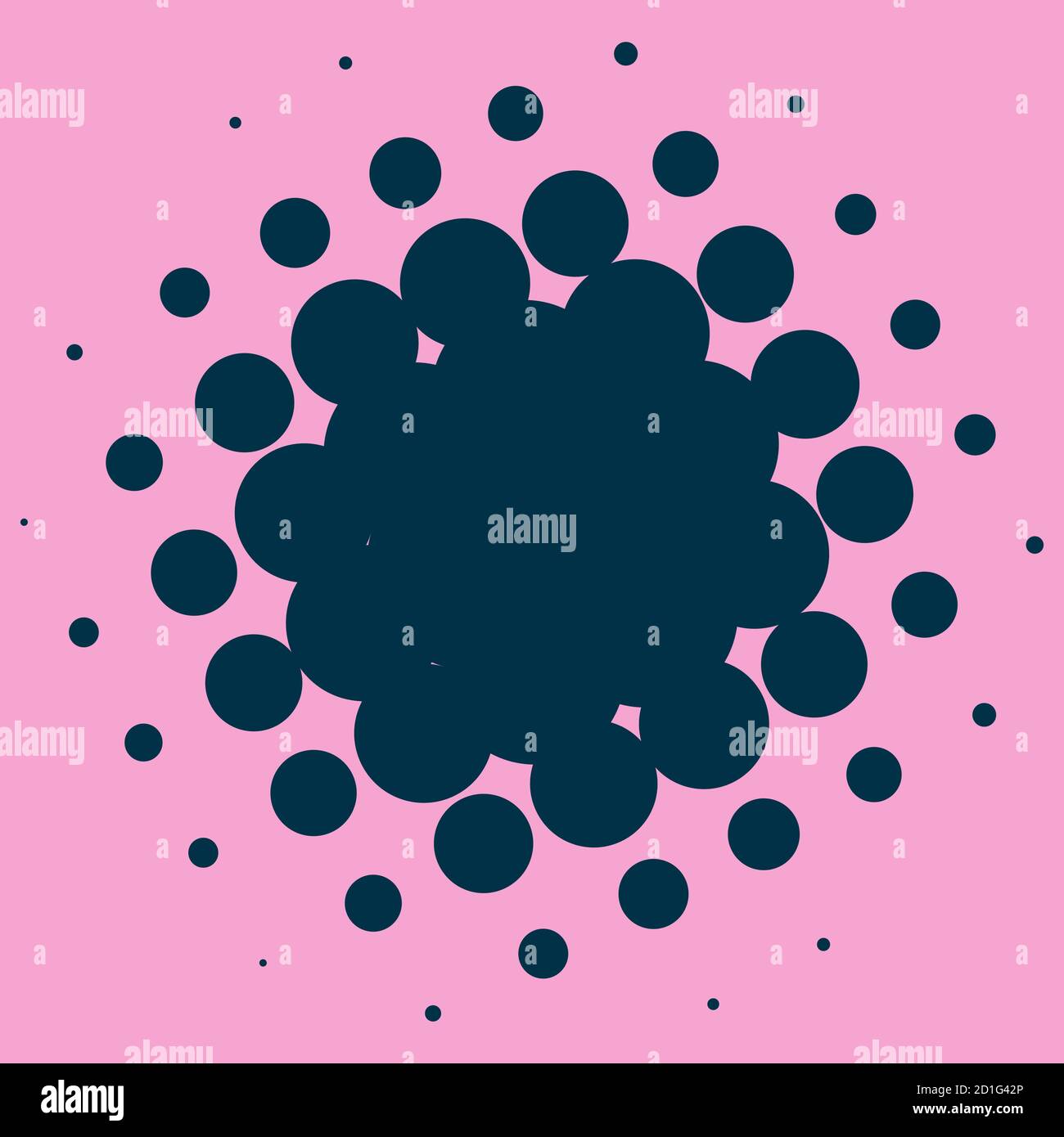 Colorful halftone vector pattern, texture design element. Circles, dots ...