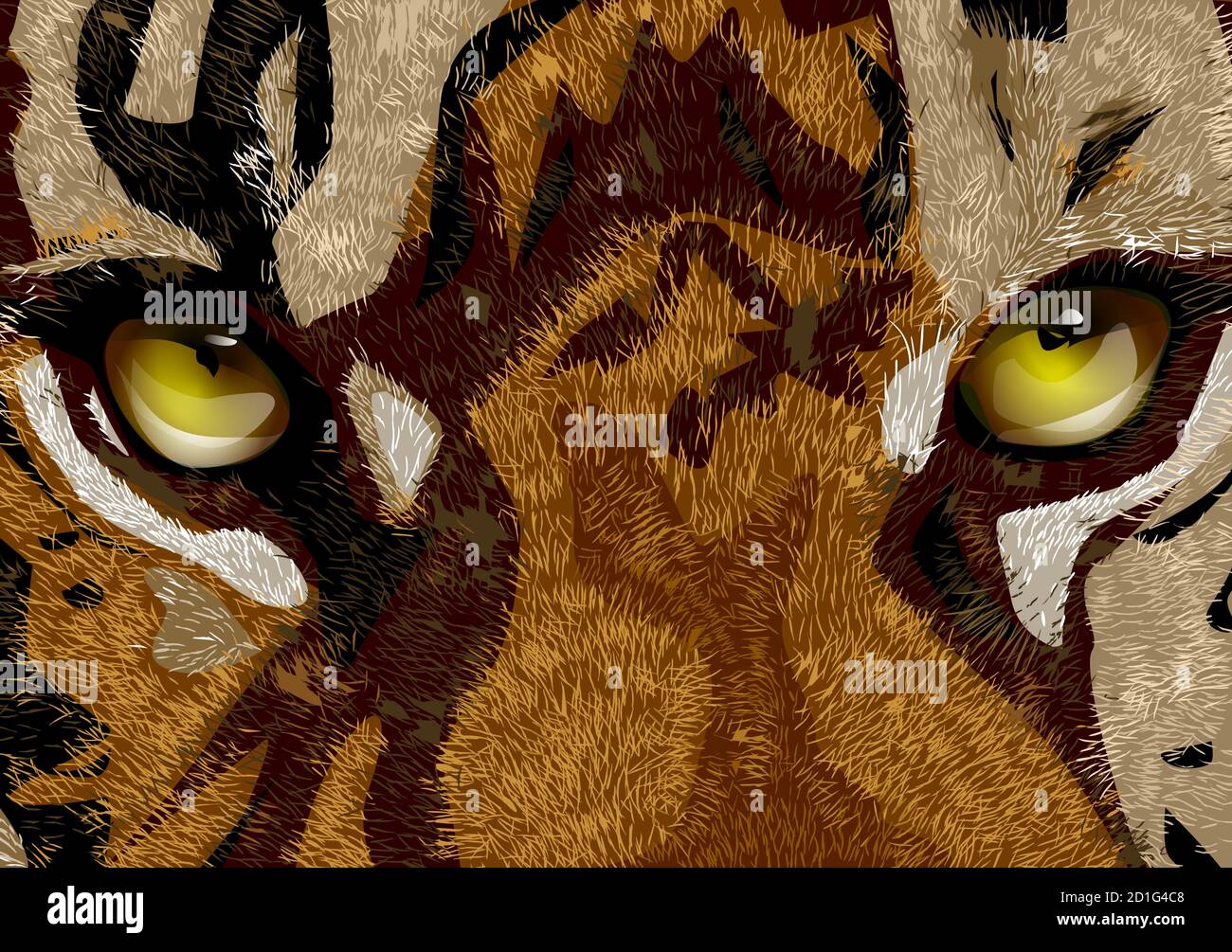 Tigers animal feline Stock Vector Images - Alamy