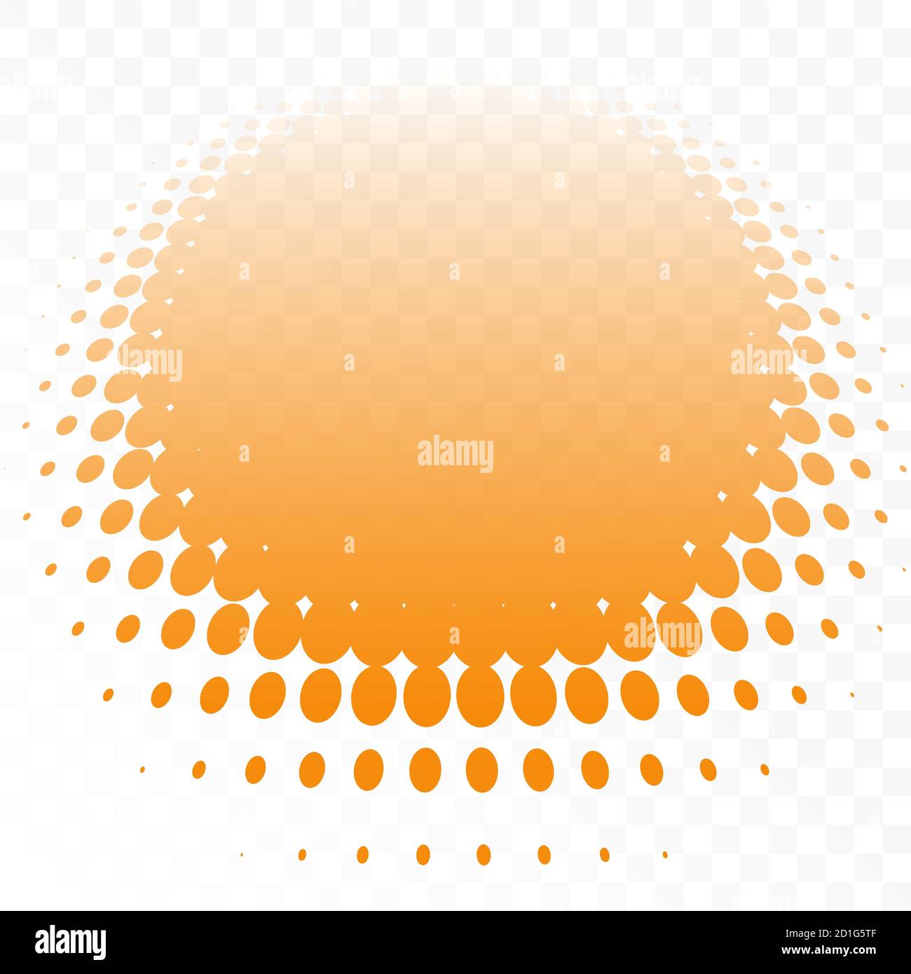 Colorful halftone vector pattern, texture in 3d perspective. Circles ...
