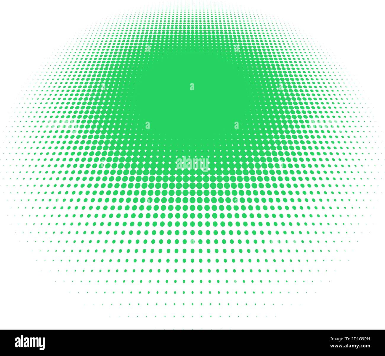 Colorful halftone vector pattern, texture in 3d perspective. Circles ...