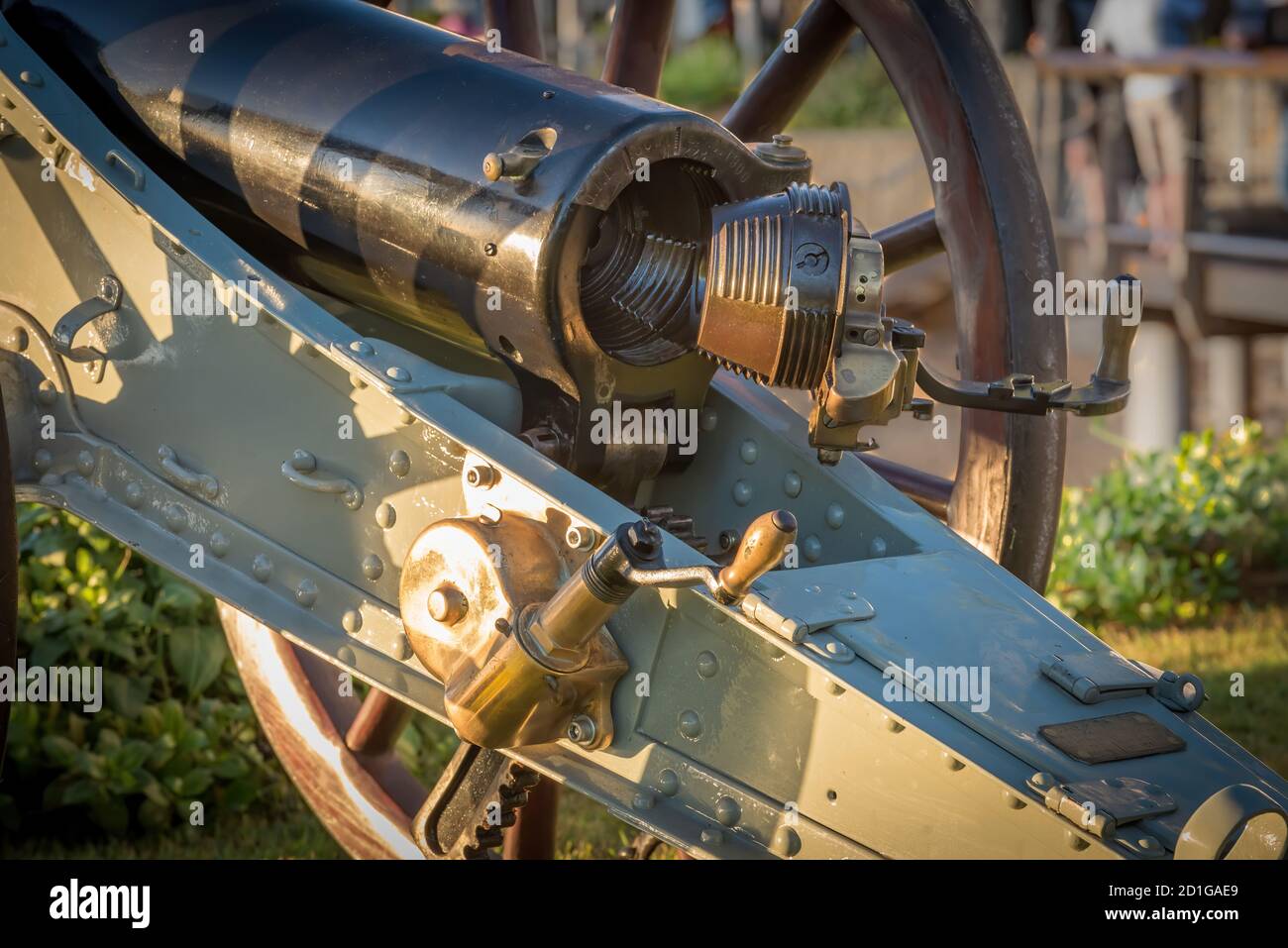 The Breach of an antique howitzer Stock Photo - Alamy