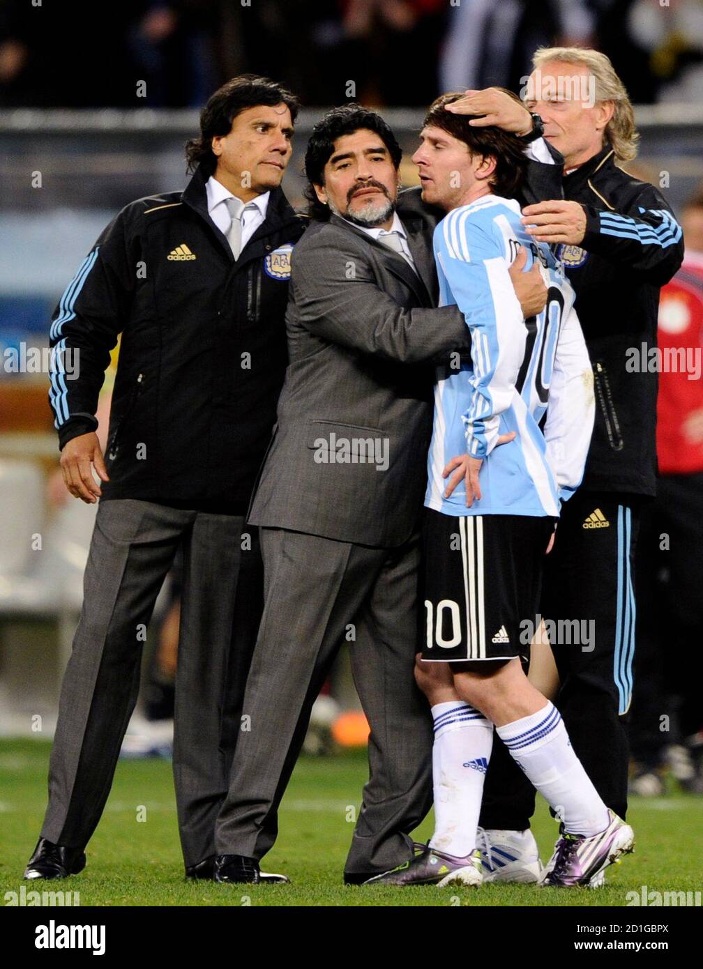Messi maradona world cup hi-res stock photography and images - Alamy