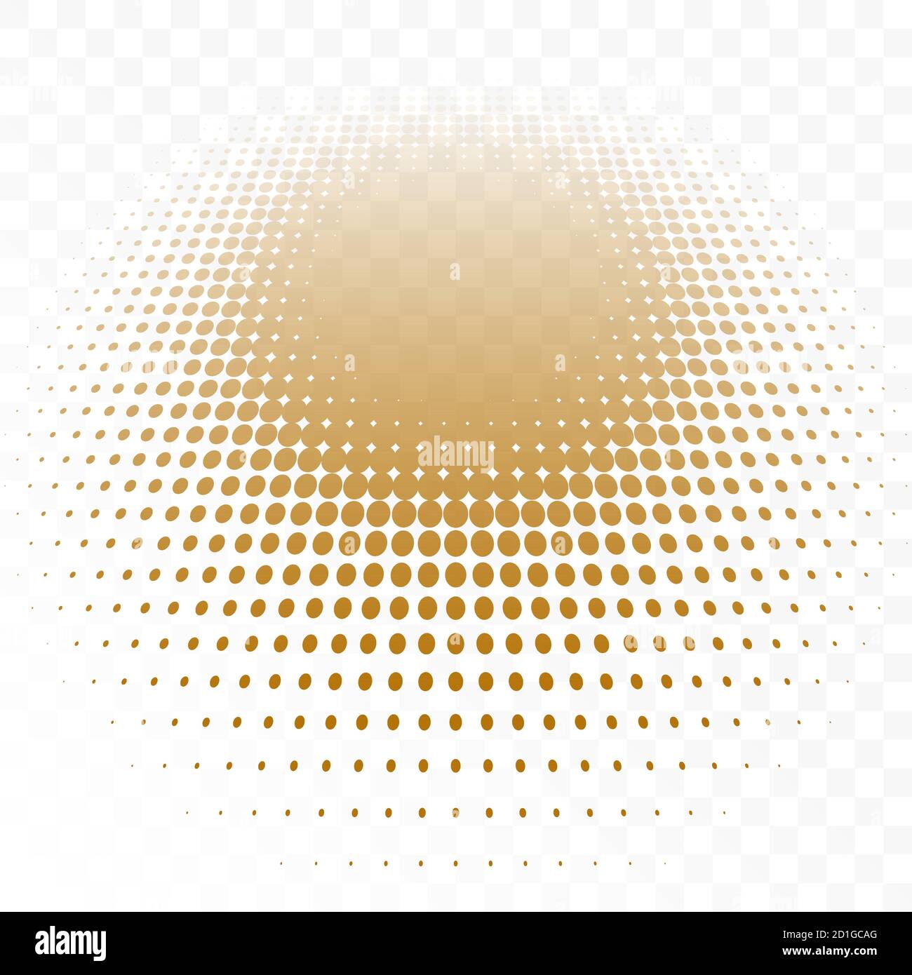 Colorful halftone vector pattern, texture in 3d perspective. Circles ...