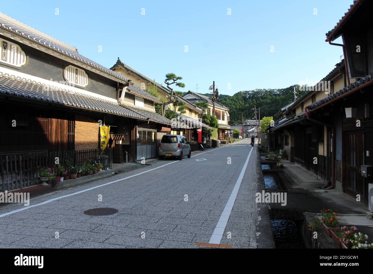 Situation around old town Oka of Asuka, Japan. Taken in September 2019 ...
