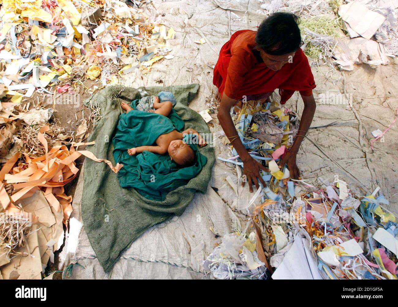 Indian waste collection hi-res stock photography and images - Alamy