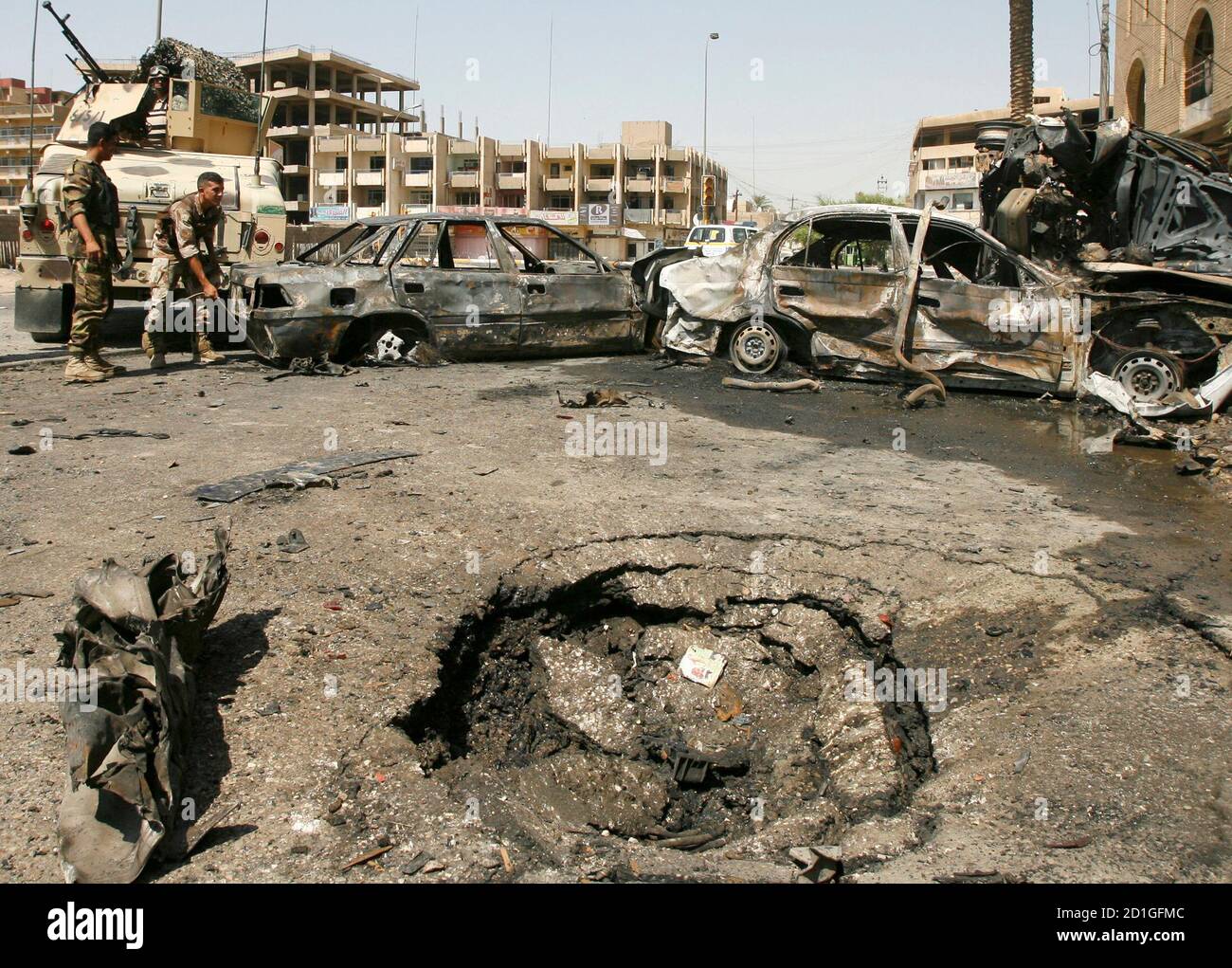Car Bomb Crater