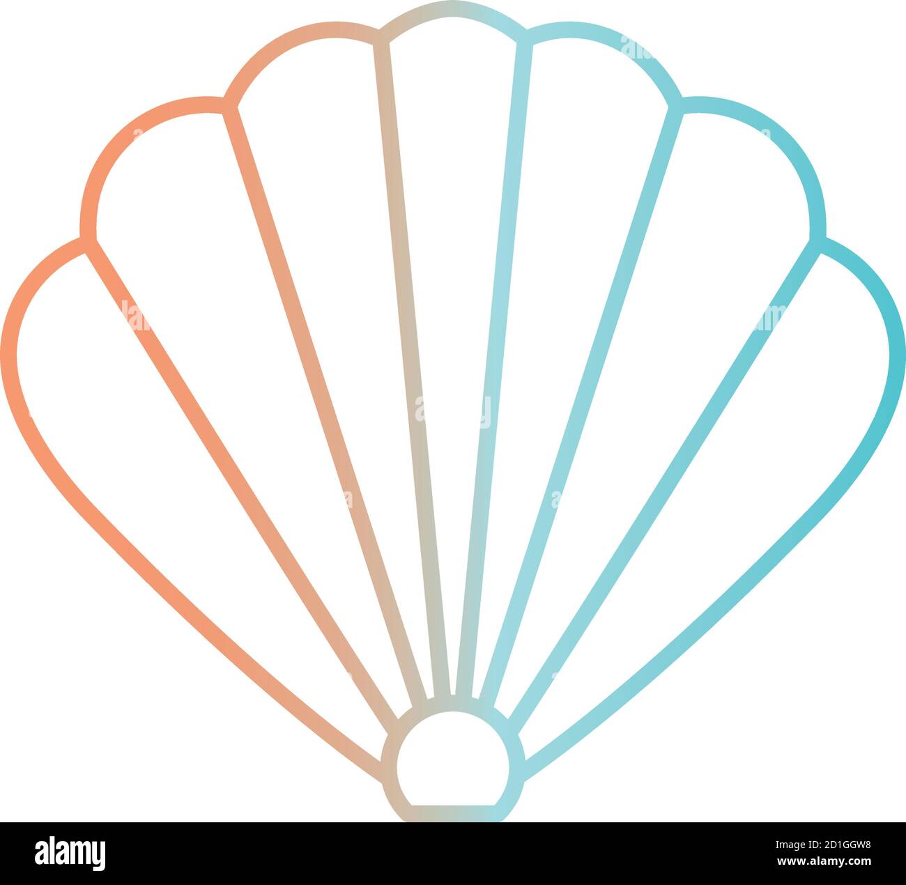 Shell gradient style icon vector design Stock Vector Image & Art - Alamy