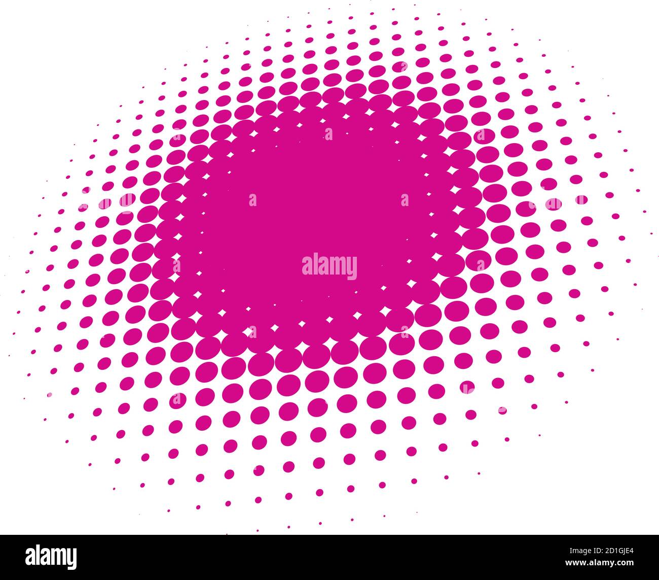 Colorful halftone vector pattern, texture in 3d perspective. Circles ...
