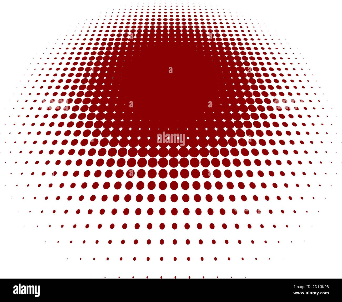 Colorful halftone vector pattern, texture in 3d perspective. Circles ...