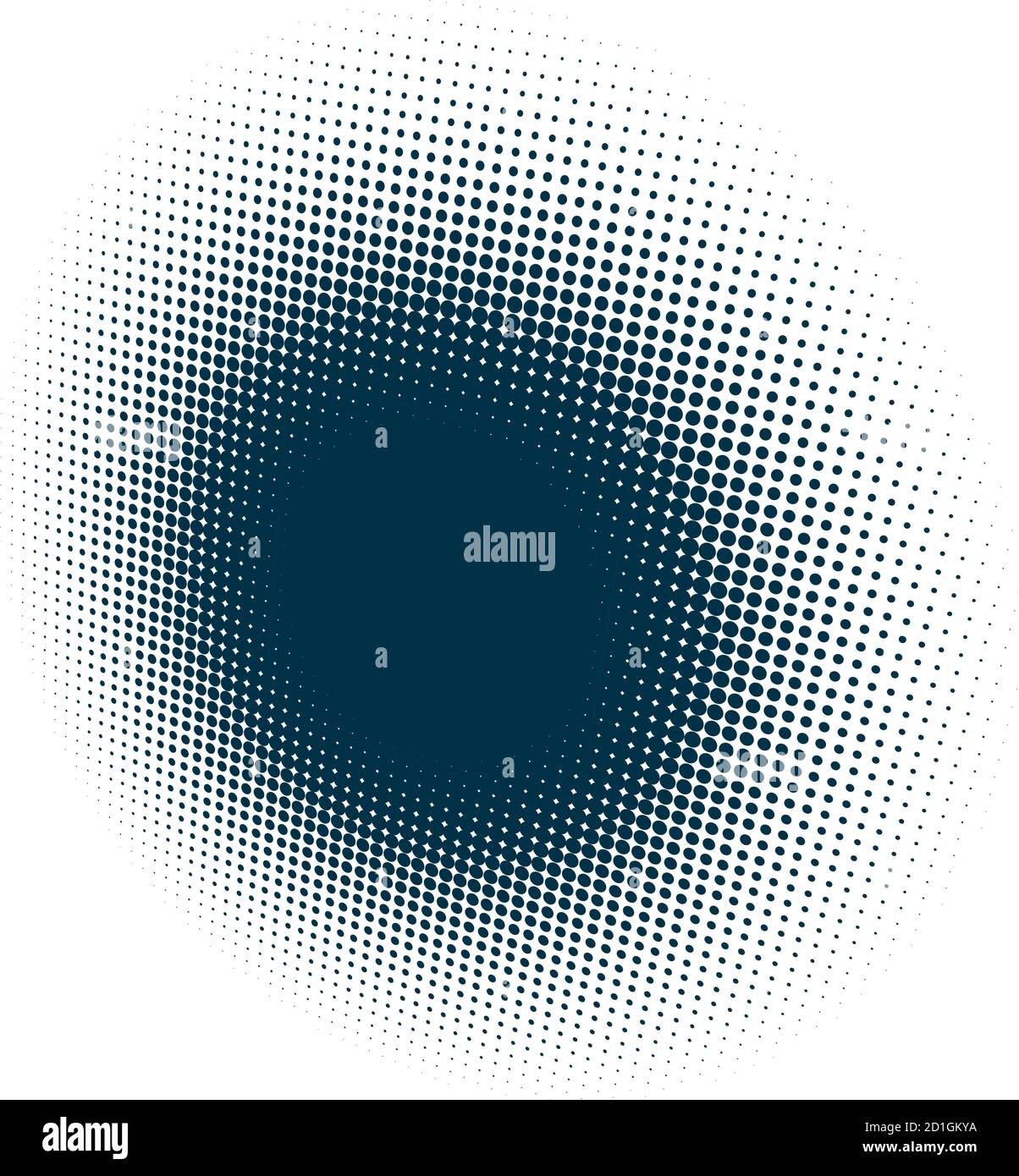 Colorful Halftone Vector Pattern Texture In 3d Perspective Circles
