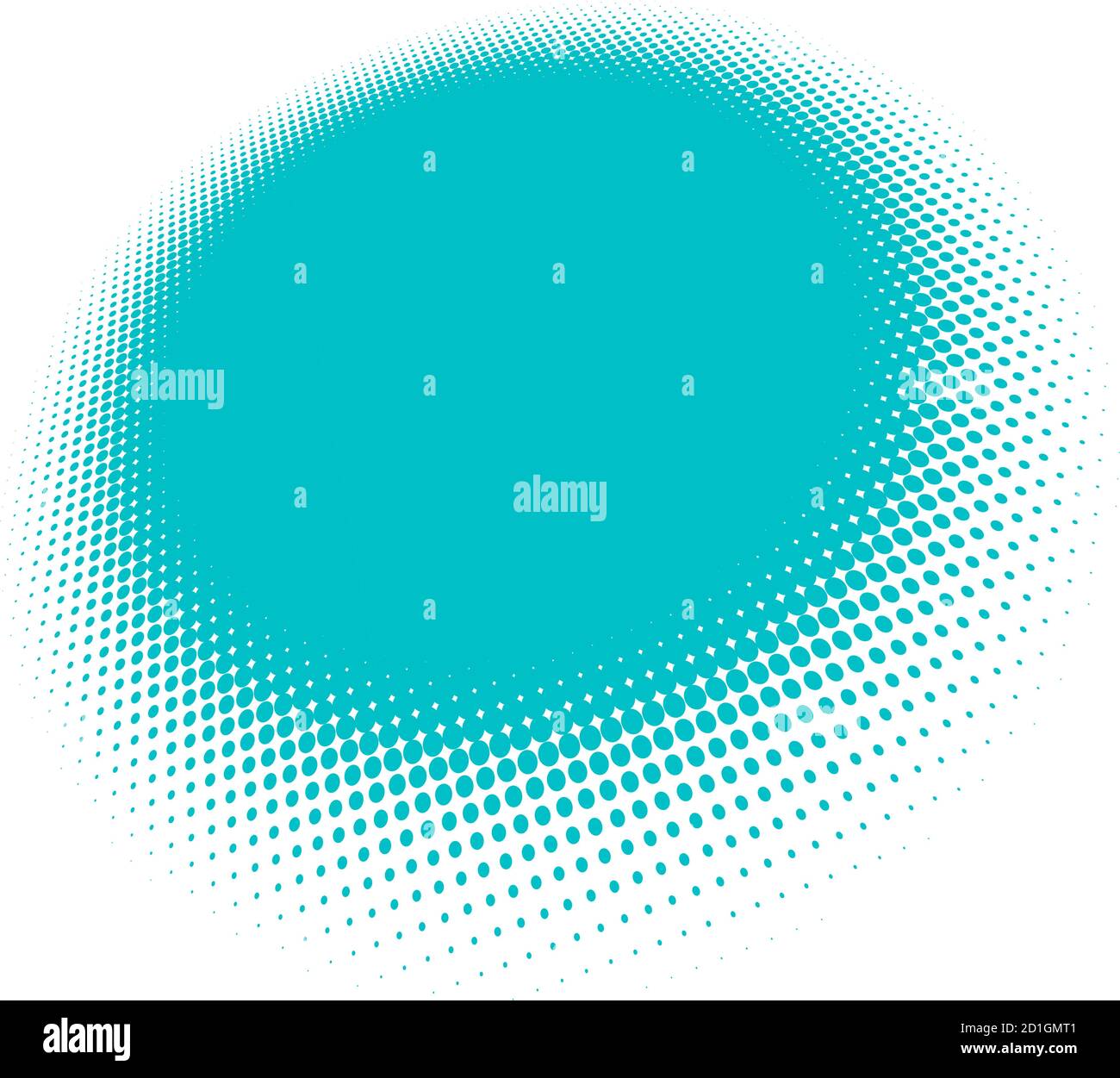 Colorful halftone vector pattern, texture in 3d perspective. Circles ...