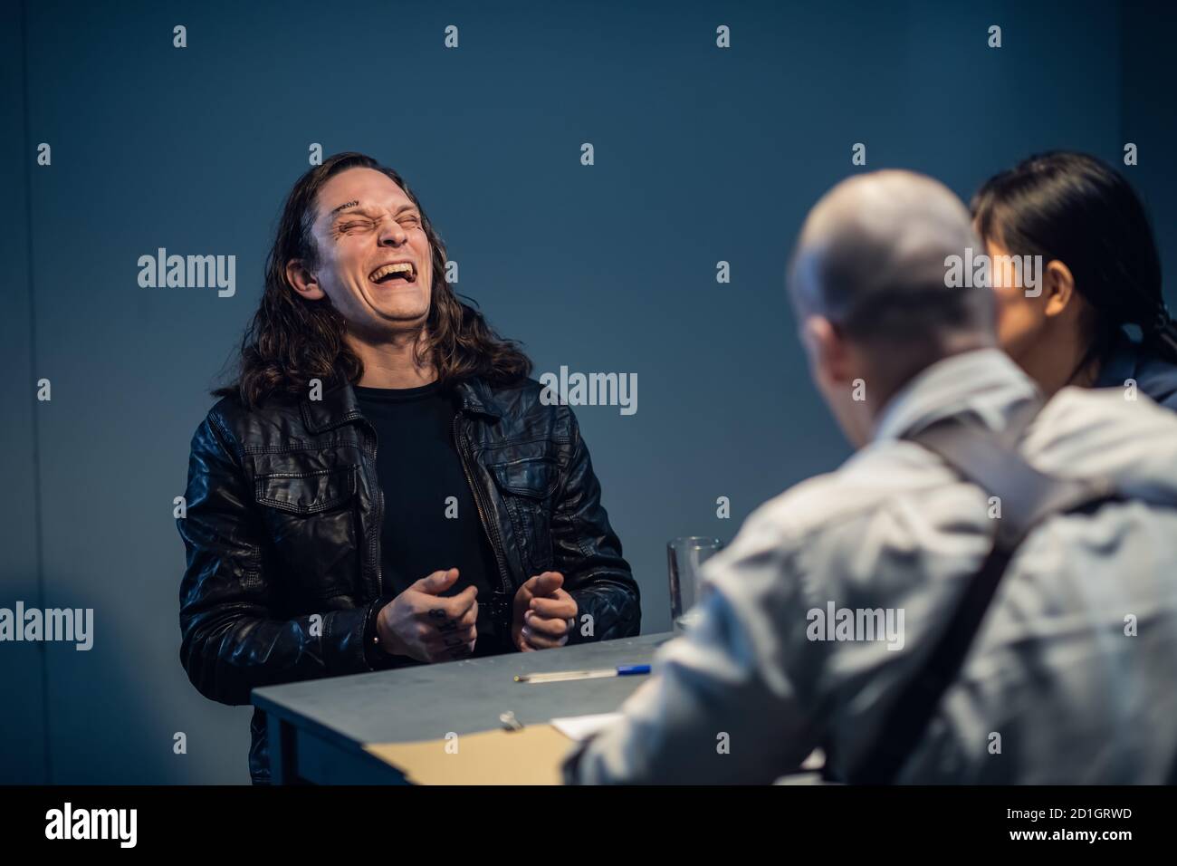 Experienced criminal laughs in the face of investigators during ...