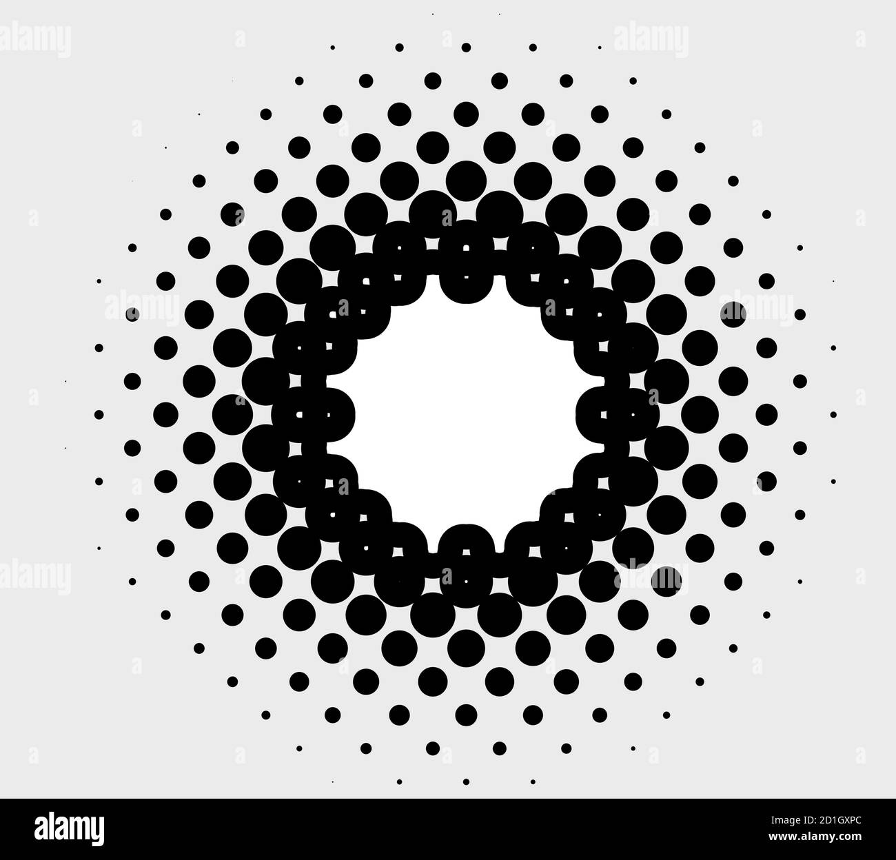 Halftone (half-tone) element. Dots, circles, speckles and freckles ...