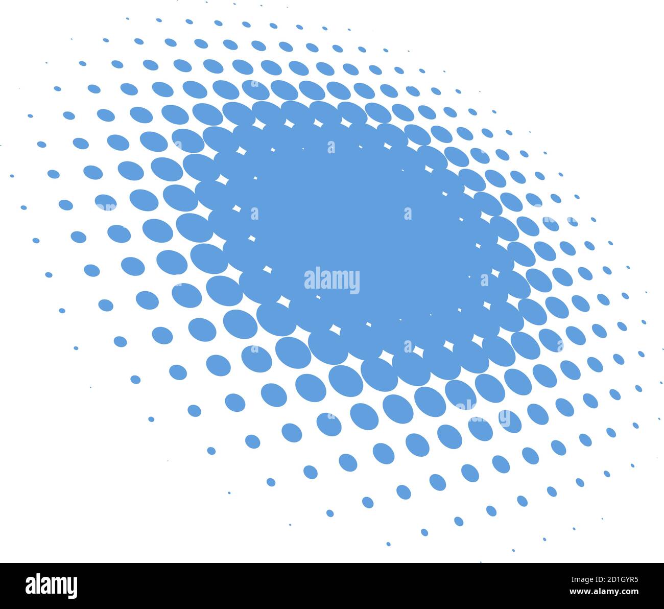 Colorful halftone vector pattern, texture in 3d perspective. Circles ...