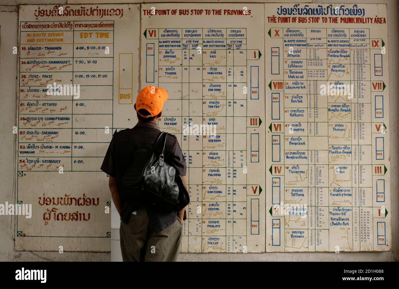 Bus At Station Vientiane High Resolution Stock Photography and Images ...