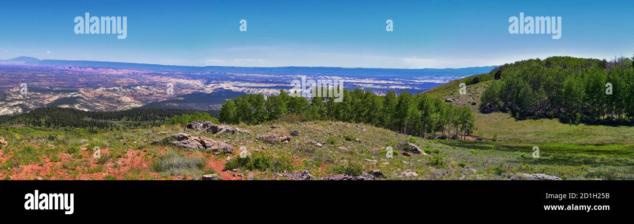 Boulder Mountain Homestead Overlook views from Scenic Byway Highway 12 ...