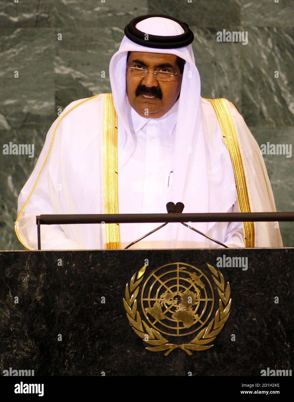 Amir hamad bin khalifa al thani hi-res stock photography and images - Alamy