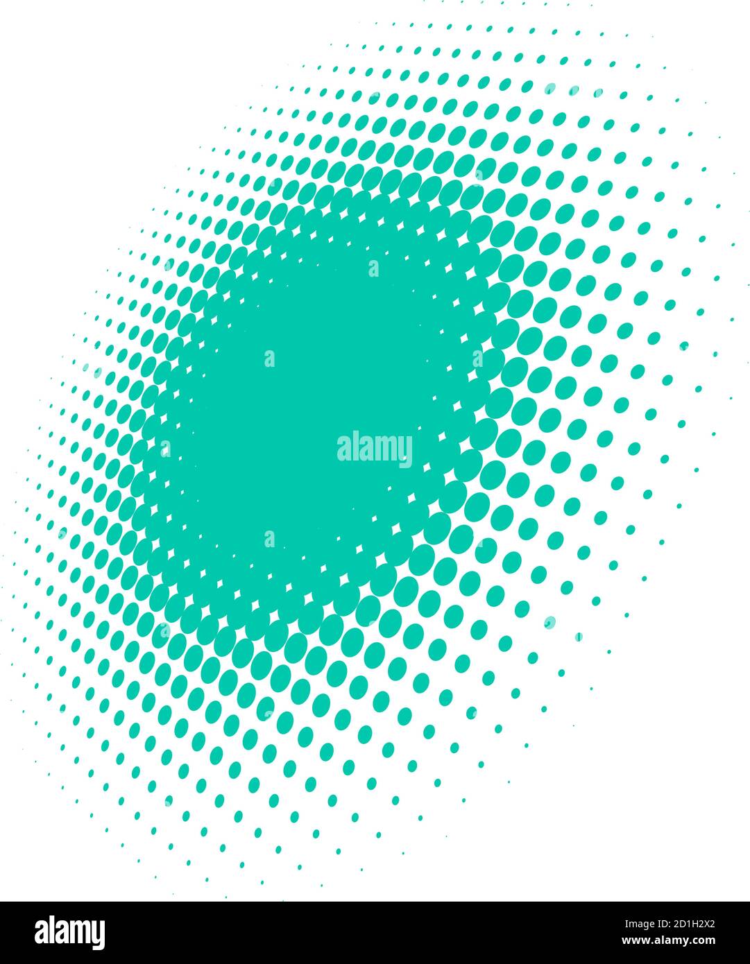 Colorful halftone vector pattern, texture in 3d perspective. Circles ...