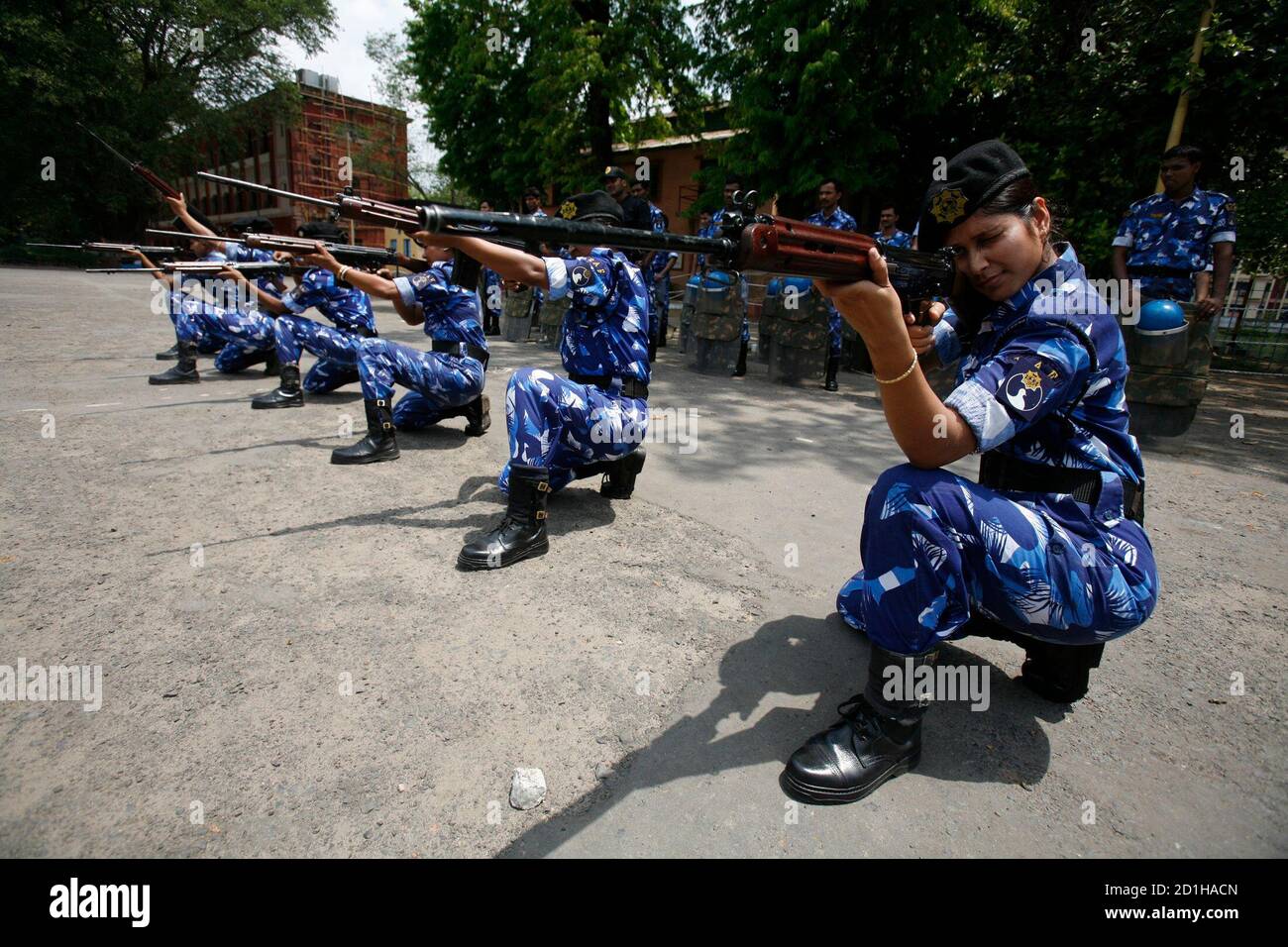 Indian rapid action force raf hi-res stock photography and images - Alamy